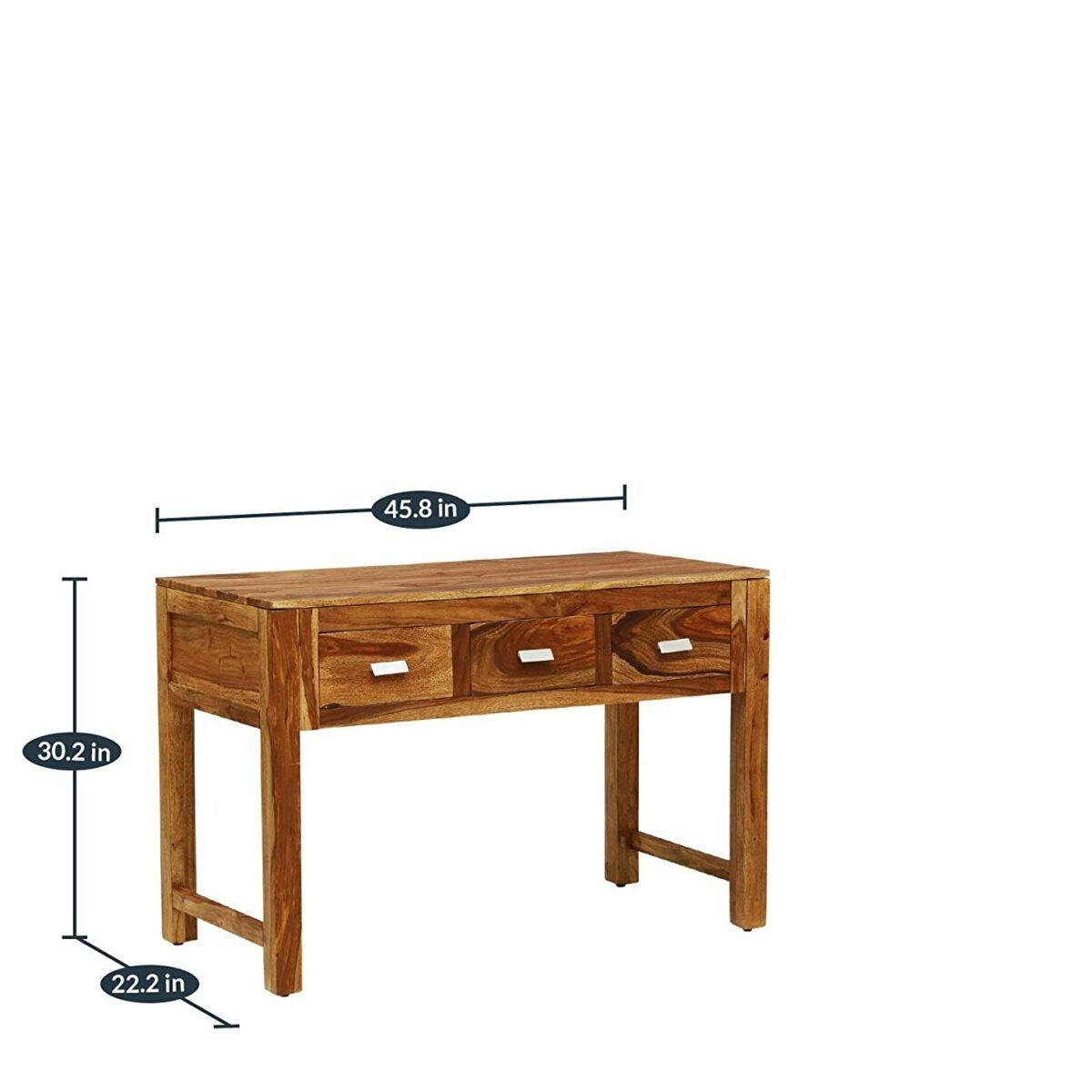 Shop Alpine Solid Wood Work Desk Writing Table - Soni Art